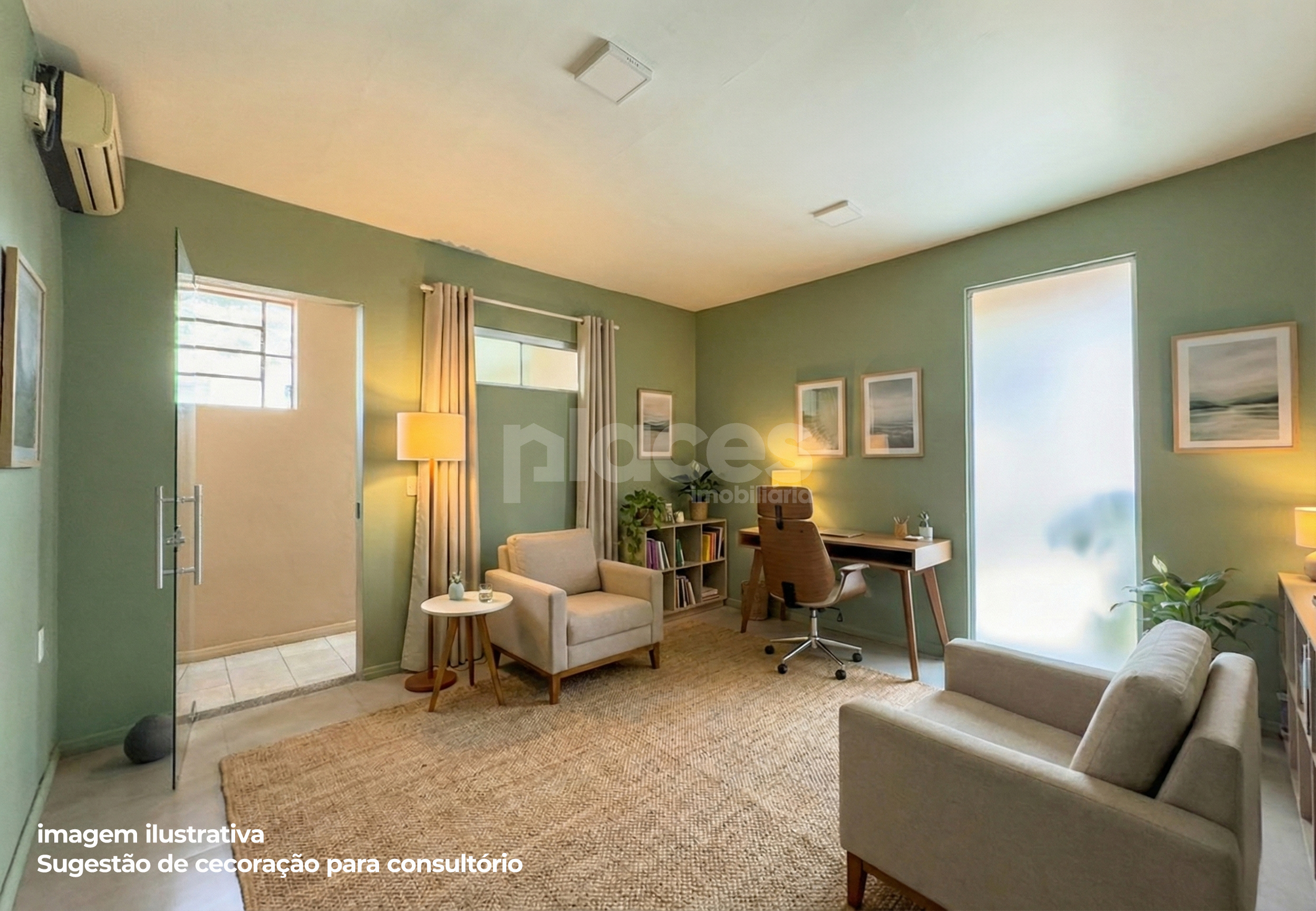 Sala para Consultório em Clínica em São Borja | Com Ar-Condiciona